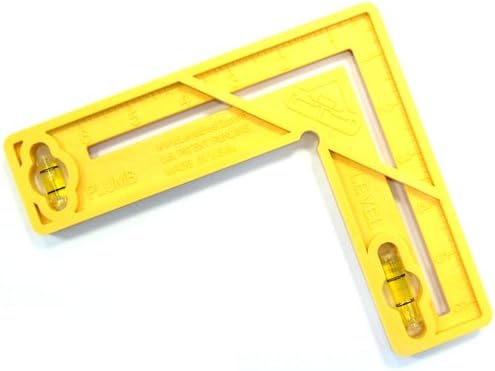 LevelBest2 - 4in1 Level / Plumb / Square / Ruler 6in. : Amazon.co.uk ...
