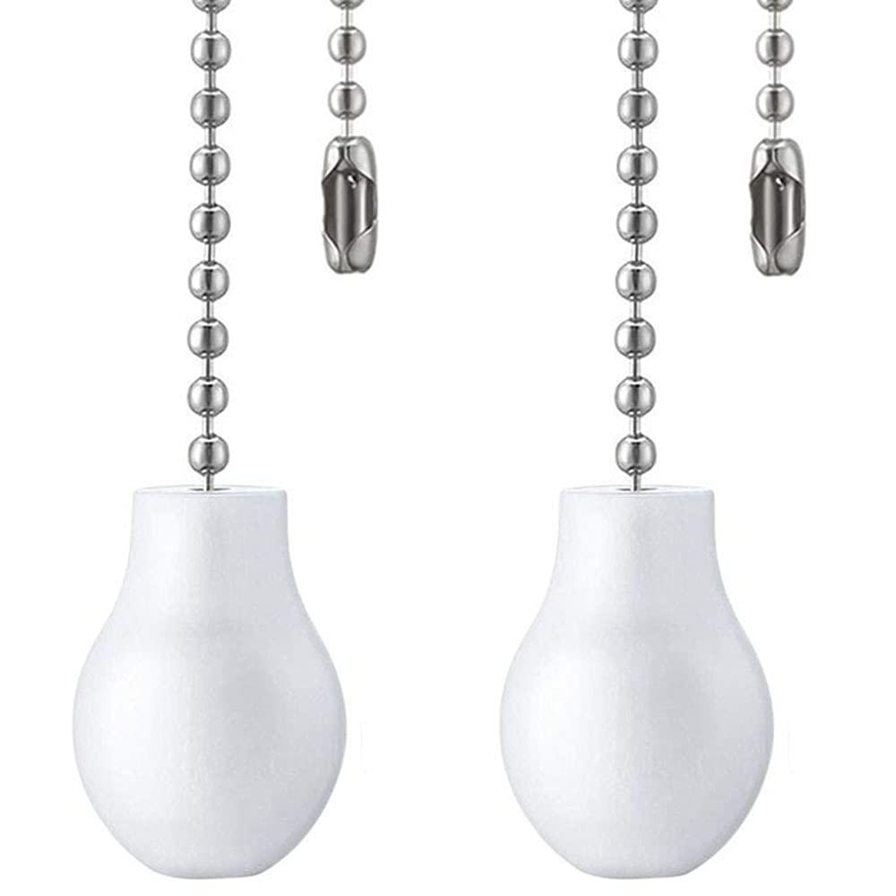 Ceiling Fan Chain Pulls Decorative Ornaments 12 Inches White Color ...