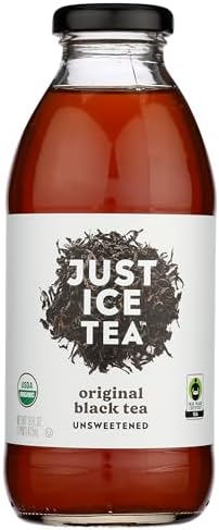 Amazon.com : Just Ice Tea Organic Original Unsweetened Black Tea, 16 FZ ...