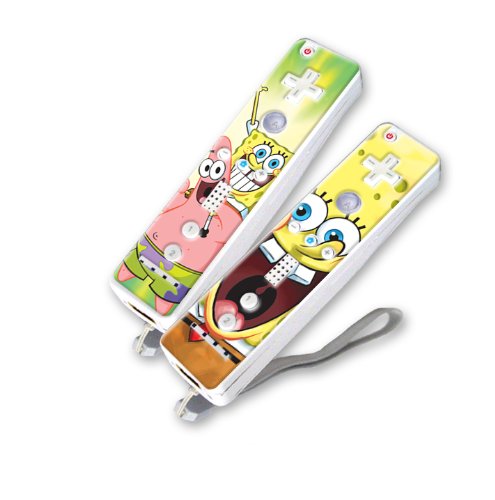 Amazon.com: SpongeBob: Wii Controller Skins - 2 pack : Video Games