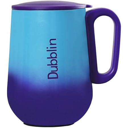 DUBBLIN Rugby Stainless Steel Unbreakable Tea Coffee Mug Double Wall ...