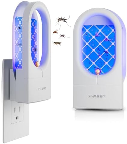 Amazon.com : Faicuk Plug in Fly Light Trap with UV Bulb for Capturing ...