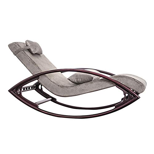 Pig Middle I Adults Rocking Lounge，Rocking Chair Light Grey Rocker ...