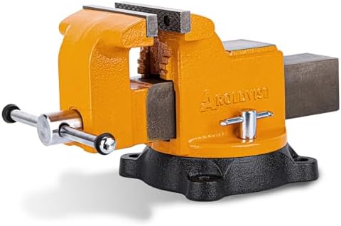 Amazon.com: Nakkaa 4" Bench Vise Ductile Cast Iron Bench Vise with 360 ...