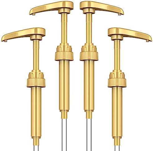 Amazon.com: Patelai Pack of 5 Pink Syrup Pump with Tip Cover Bottle ...