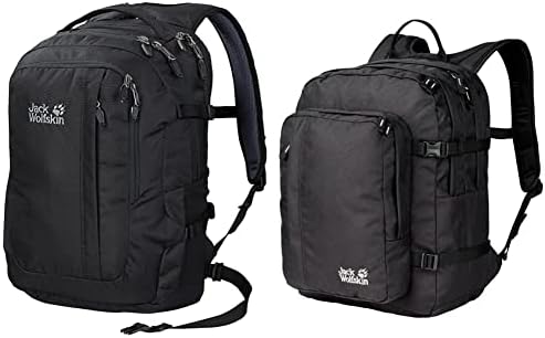 Jack Wolfskin Unisex Rucksack Jack Pot De Luxe, black, 55 x 39 x 8 cm ...