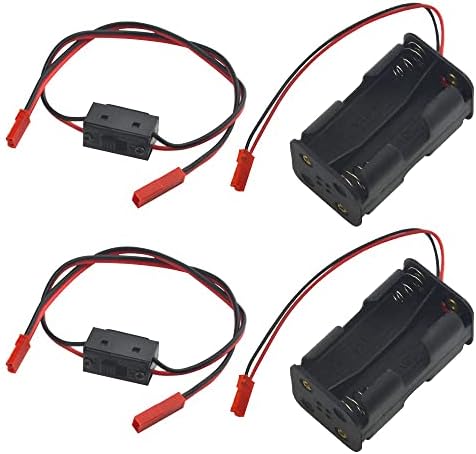 BGTXINGI 4 Pack On Off Power Switches Battery Receiver Switches & 4 ...