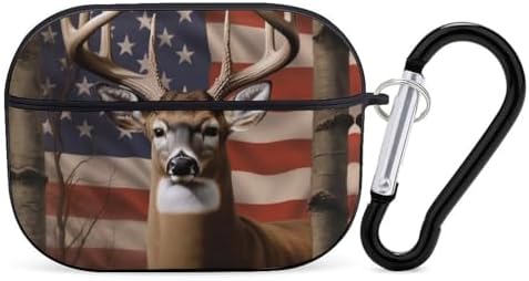 Amazon.com: US Flag with Deer Forest Design Case Compatible with AirPod ...