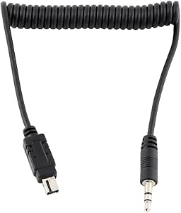 Amazon.com : 3.5mm to N3 Camera Shutter Release Cable Remote Control Cord Speedlight Flash ...