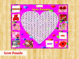 Love Puzzle Game| Board Games| Kitty Party Games| Paper Games| Tambola ...