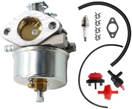 Amazon.com: Jecoupoon 632334A Carburetor with Fuel Line Kit Compatible ...