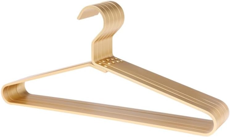 Amazon.com: Matte Gold Aluminum Clothes Hangers, 16.5” Extra Smooth ...