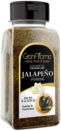 Amazon.com : GranAroma Jalapeno Powder, 8 oz, Mexican Cuisine, Hot ...