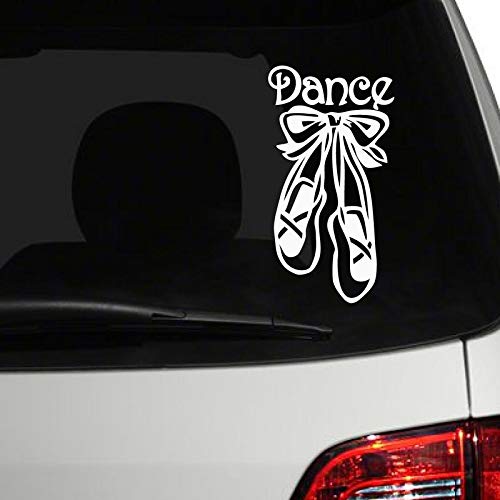 Roonir car Sticker Dance Ballet Shoes Car Decal car Stickers(White) 11 ...