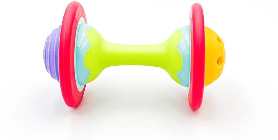 Amazon.com : BaBeloved Mini Dumbbell Baby Teething Toys Multiple ...