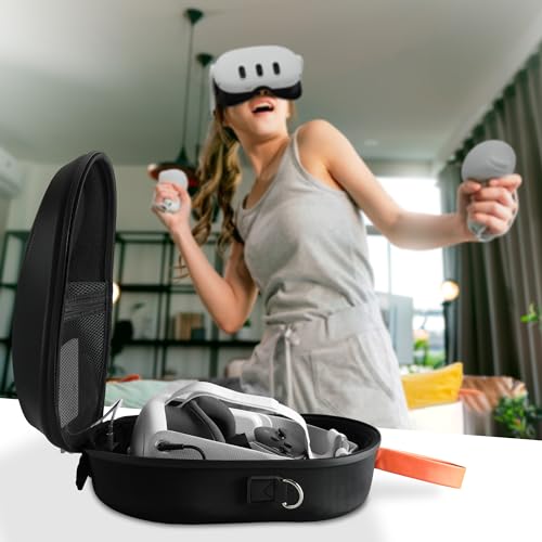 RCGEEK HiBloks Carrying Case with Magnetic Charging Port for Meta Quest ...