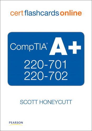 CompTIA A+ 220-701 and 220-702 Cert Flash Cards Online, Access Code ...