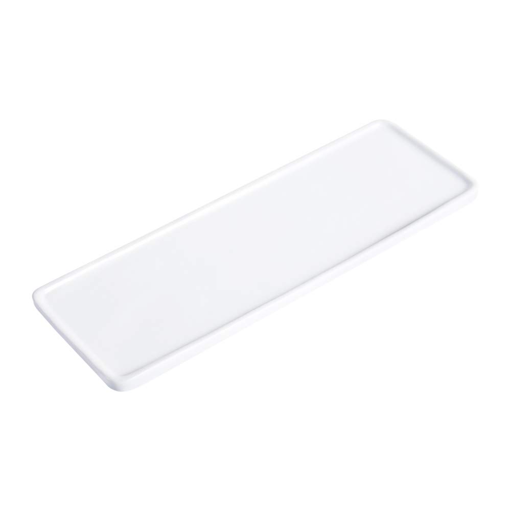 Amazon.com: Floatant Ceramic Tray, White, Large Rectangle Bathroom ...
