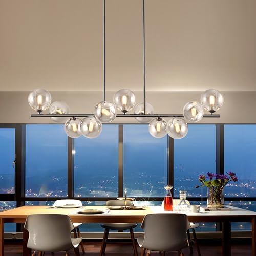 VLHUD Dining Room Chandelier Over Table, Mid Century Modern Chandelier ...