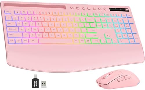 Amazon.com: Trueque Wireless Keyboard and Mouse Combo, 4000mAh ...