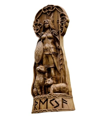 Amazon.com: Freya Statue, Norse Pagan Decor, Goddess Statue Altar,Freya ...