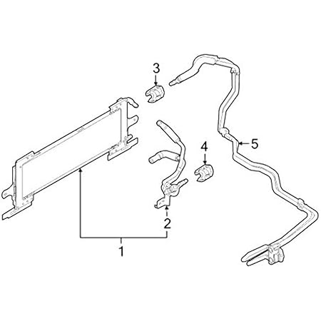 Amazon.com: Ford BR3Z-7R081-C, Auto Trans Oil Cooler Hose : Automotive