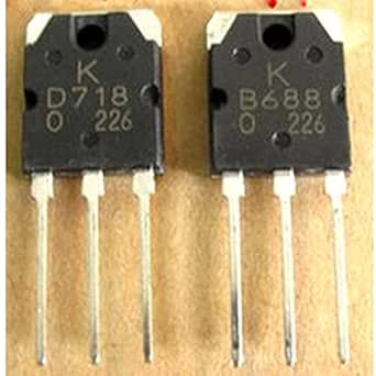 20 Pcs 10pair 2SD718 2SB688 Transistor (10 x D718 + 10 x B688): Amazon ...