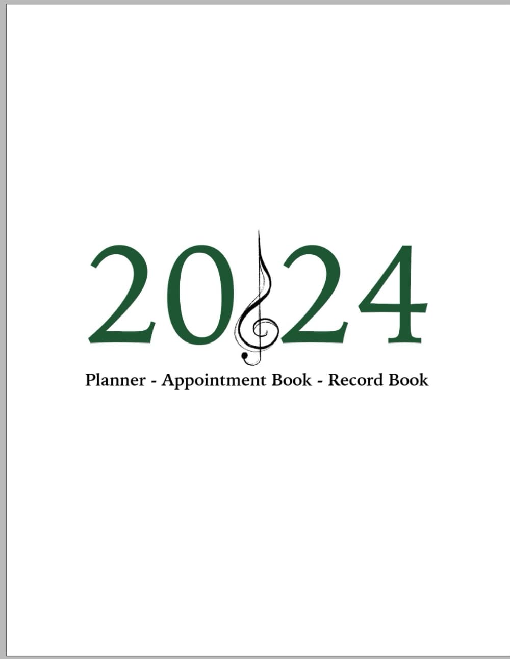 The Complete Music Teacher's Planner and Record Book 2024 (Music ...