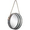 Amazon.com: Round Galvanized Metal Wall Mirror : Home & Kitchen