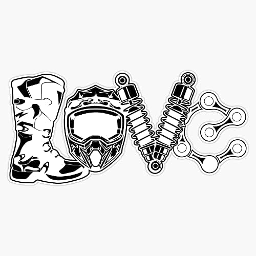 Amazon.com - Motocross MX Sticker Vinyl Bumper Sticker 6 Mil Thick ...