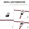 Serplex® 10pcs Wire Connectors Low Voltage 3 Way Wire Connector, T Type ...