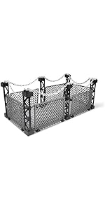 Amazon.com: Safety Guardrail,Closed Cage Building Blocks Set，Compatible ...