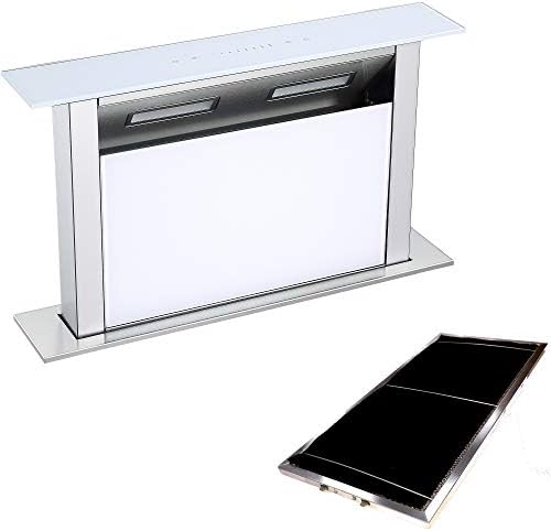 Cookology Downdraft Cooker Hood, Built-into Island Worktop Extractor ...