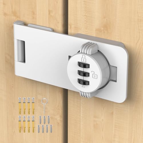 MeBantoo 3-Digit Combination Cabinet Lock, 4.5