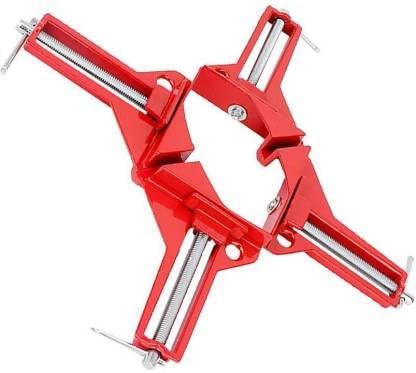 ROMORO Set of 2Pcs 90 Degree Multifunction Right Angle Clip Picture Frame Corner Clamp Mitre ...