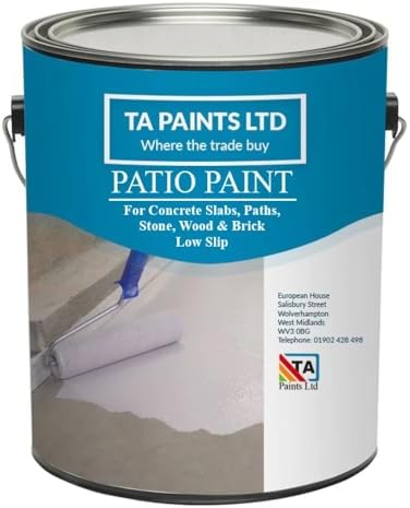 T A Paints Ltd Outdoor Patio Paint Concrete Stone Brick Flagstones ...