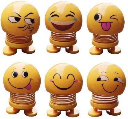 Smiley Spring Shaking Head Doll Pack of 6 : Amazon.in: Toys & Games