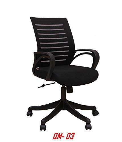 Unitech Furniture Metal Back Office Chair (Black) : Amazon.in: Home ...