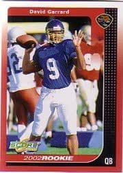2002 Score #257 David Garrard RC at Amazon's Sports Collectibles Store