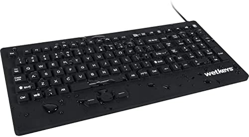 Amazon.com: WetKeys "Teclado lavable de tamaño completo resistente de ...
