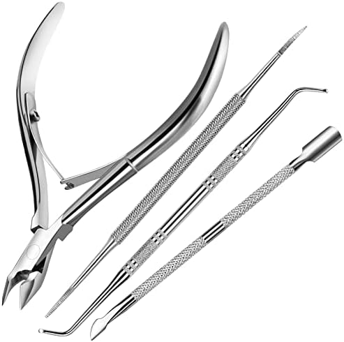 5 Pcs Cuticle Remover Set, Cuticle Trimmer, Cuticle Pusher, Cuticle ...
