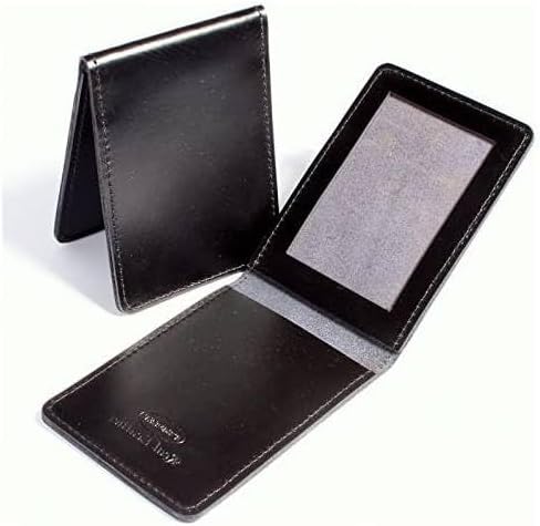 Genuine Leather Police and Security Warrant ID Card Holder : Amazon.co ...
