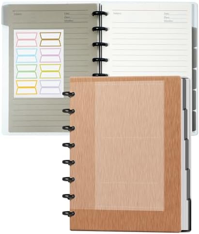 Discbound Notebook Customizable Spiral Journal Refillable 5 Subject ...