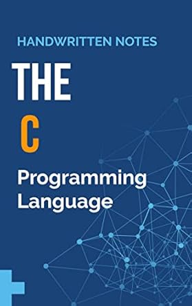 C programming Language Handwritten Notes in English: C Programming ...