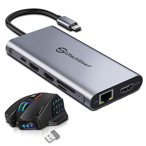 Utechsmart 12 In 1 Riple Display Usb Type C Adapter | Desertcart EGYPT