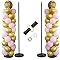 Amazon.com: Balloon Column Stand Kit Set of 2, 56 Inch Height Adjustable Splicing Metal Balloon ...