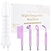 High Frequency Facial Device Wand - Uaike 4 in 1 Violet Portable ...