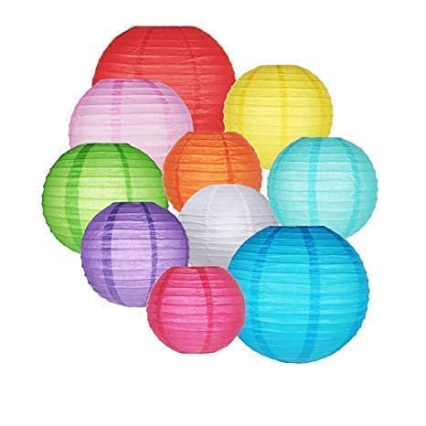 Buy JAGMOOLYA Products Paper Lamp Hanging Lantern Paper Ball Lamp Shade ...