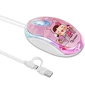 Amazon.com: elec Space Mini Small Wireless Mouse for Kids, Cute Animal ...