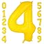 Amazon.com: Large Yellow Number 1 Foil Balloons 40 Inch Helium Big ...